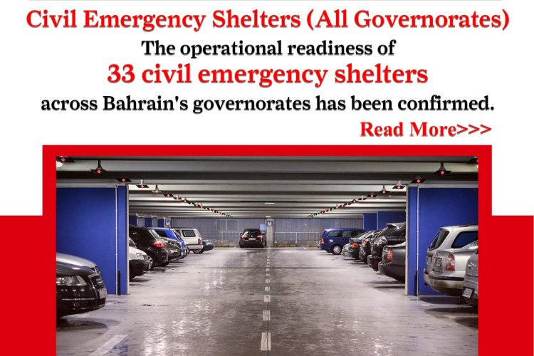 Bahrain Confirms Operational Readiness of 33 Civil Emergency Shelters ...