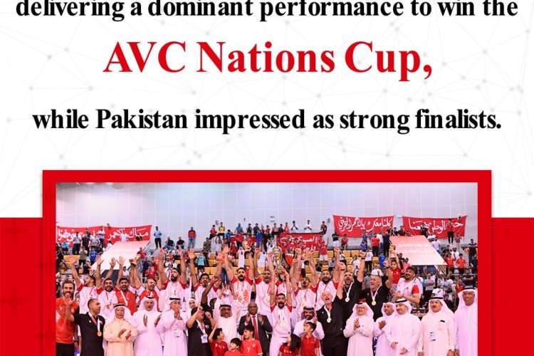 Bahrain Stuns Pakistan to Win AVC Nations Cup 2025 in Manama - Gulf ...